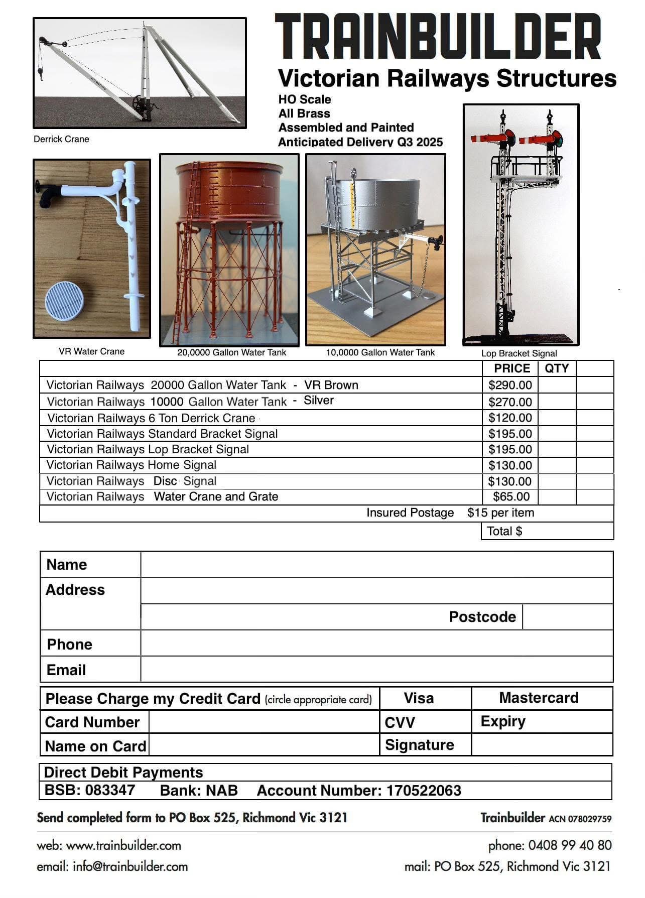 Trainbuilder - Premium HO Scale Model Trains & Victorian Railways Models